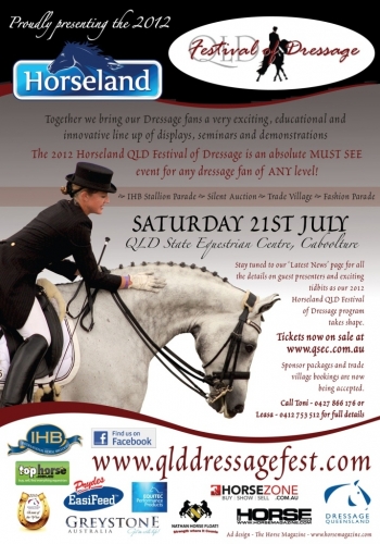 Less than Six Weeks to Go Until the Horseland Qld Festival of Dressage
